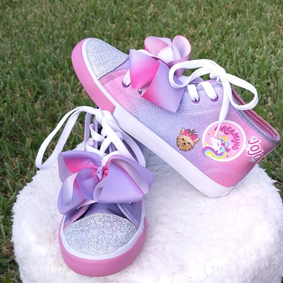 jojo | Shoes | Jojo Sneakers Kids Girls Size 2 Pink And Purple Shoe ...